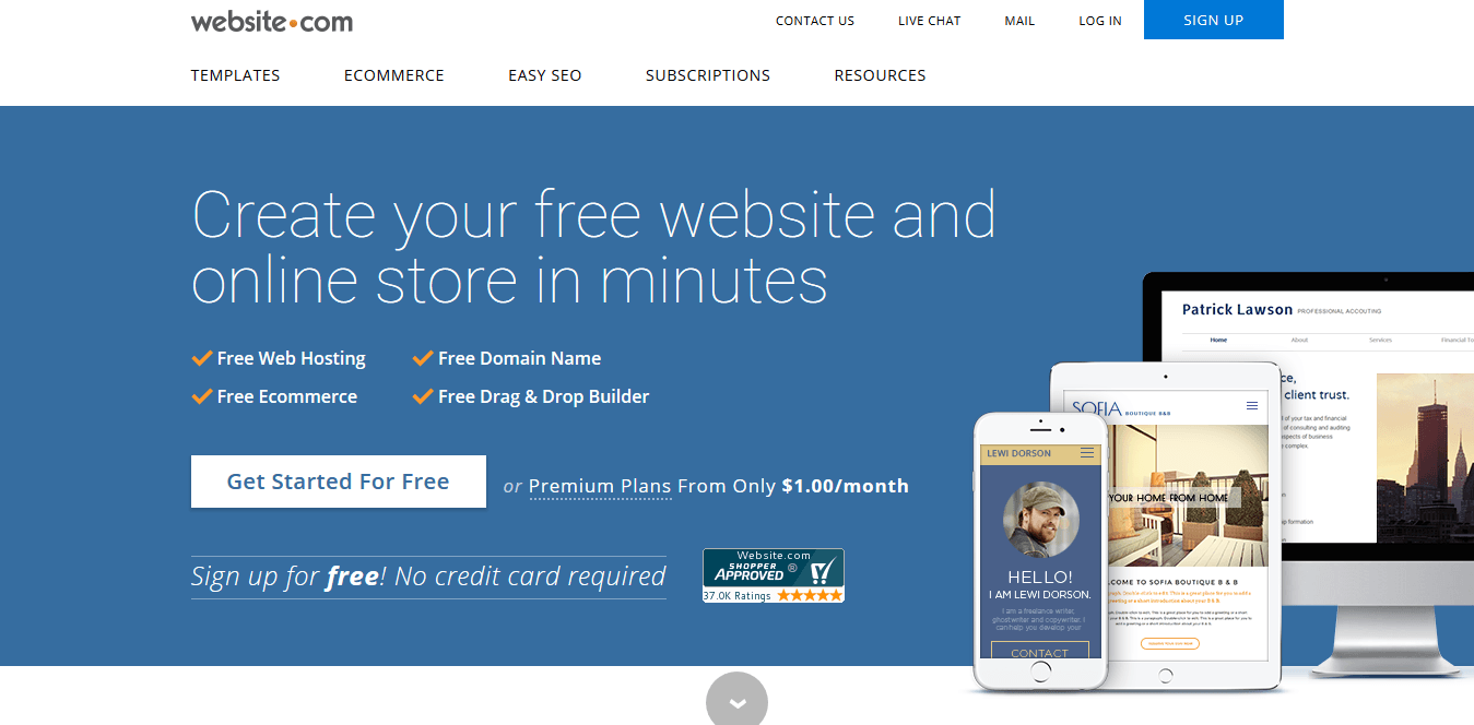 How to Create a Website using Website.com (Step by Step)