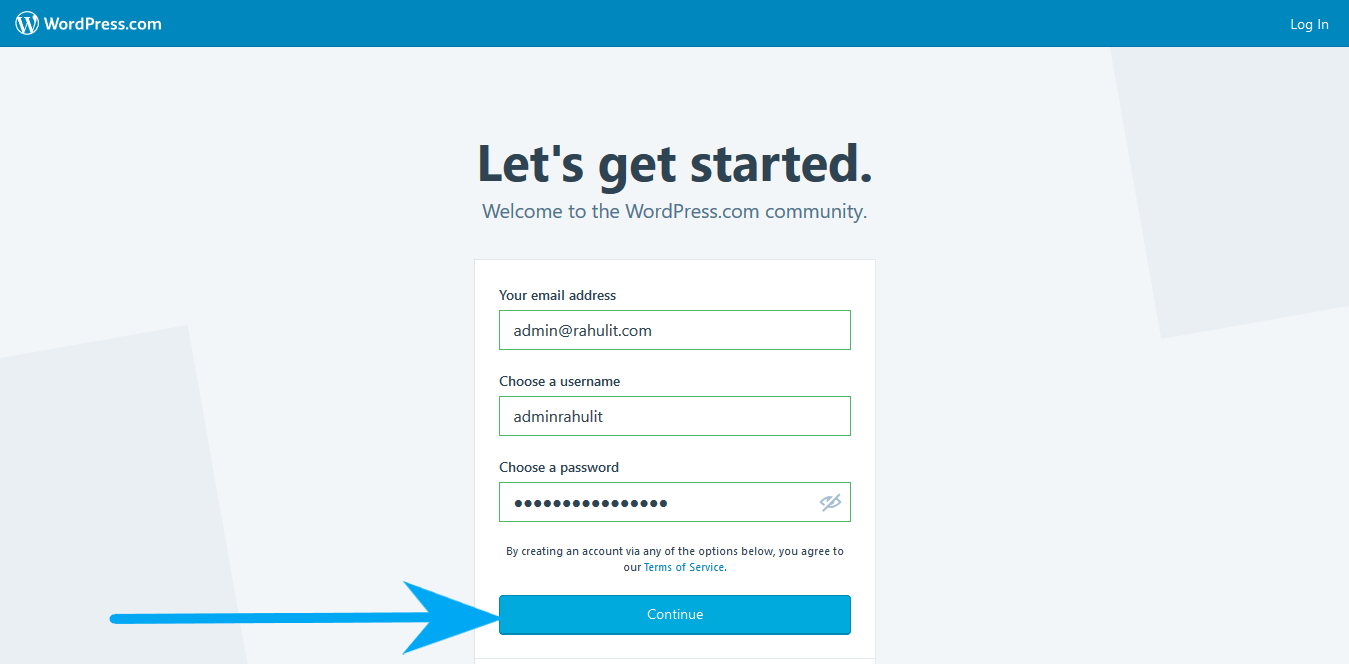 How to Create a WordPress Account (Only in 3 Steps) | HubsAdda
