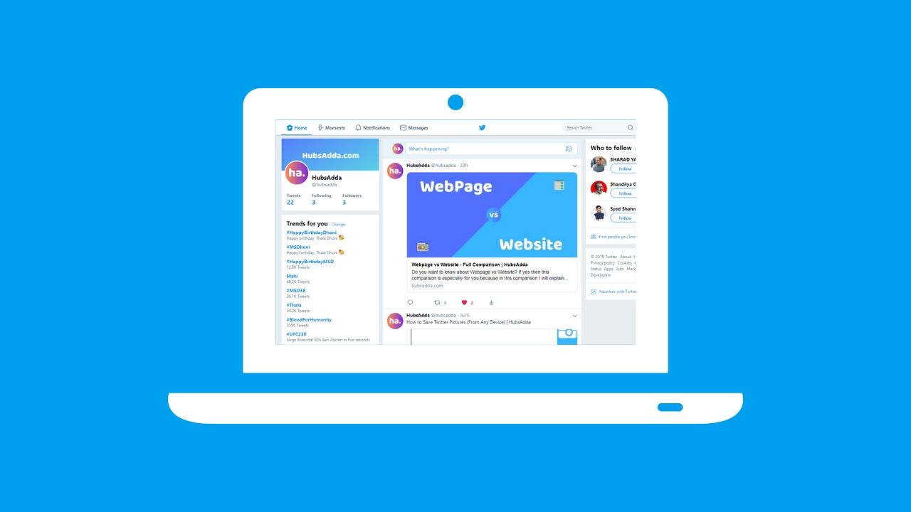 How to save Twitter Pictures (From Any Device) | HubsAdda